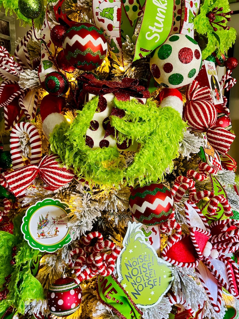 Grinch Christmas Tree Kit, Green Monster Christmas Tree Kit, Grinch ...