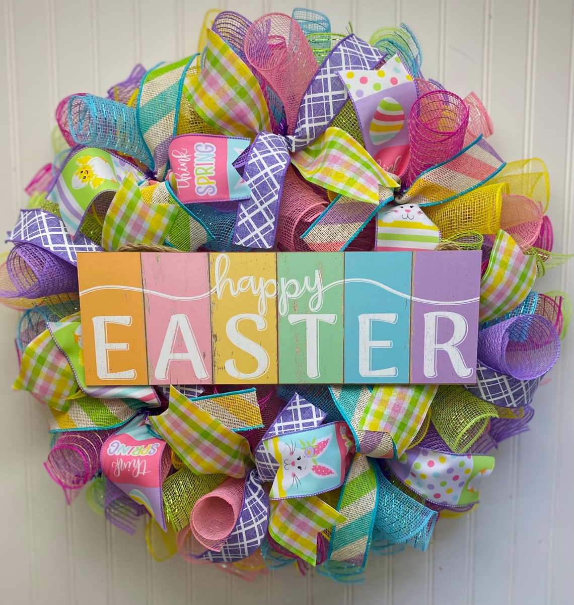 Easter Wreath Spring Wreath Front Door Wreath Door Decor - Etsy