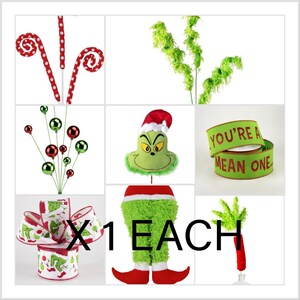 Grinch Christmas Tree Kit, Green Monster Christmas Tree Kit, Grinch ...
