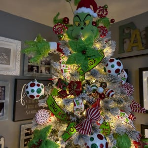 Grinch Christmas Tree Kit, Green Monster Christmas Tree Kit, Grinch ...