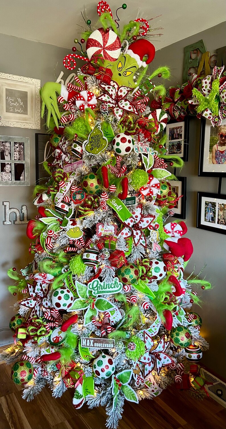 Grinch Christmas Tree Kit, Green Monster Christmas Tree Kit, Grinch ...