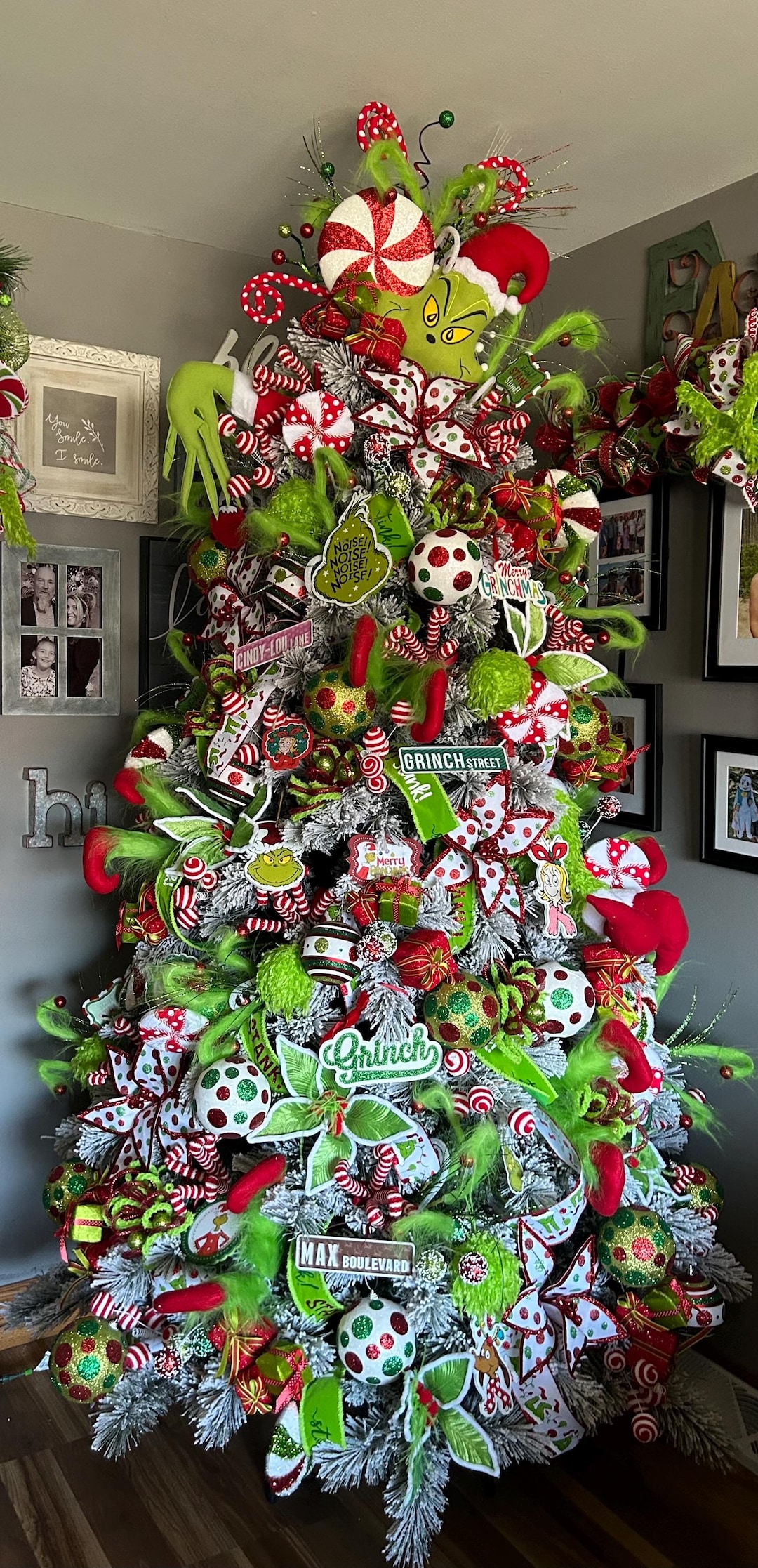 Grinch Christmas Tree Kit, Green Monster Christmas Tree Kit, Grinch ...