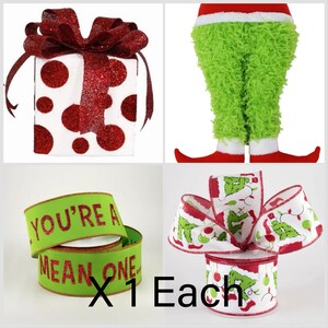 Grinch Christmas Tree Kit, Green Monster Christmas Tree Kit, Grinch ...