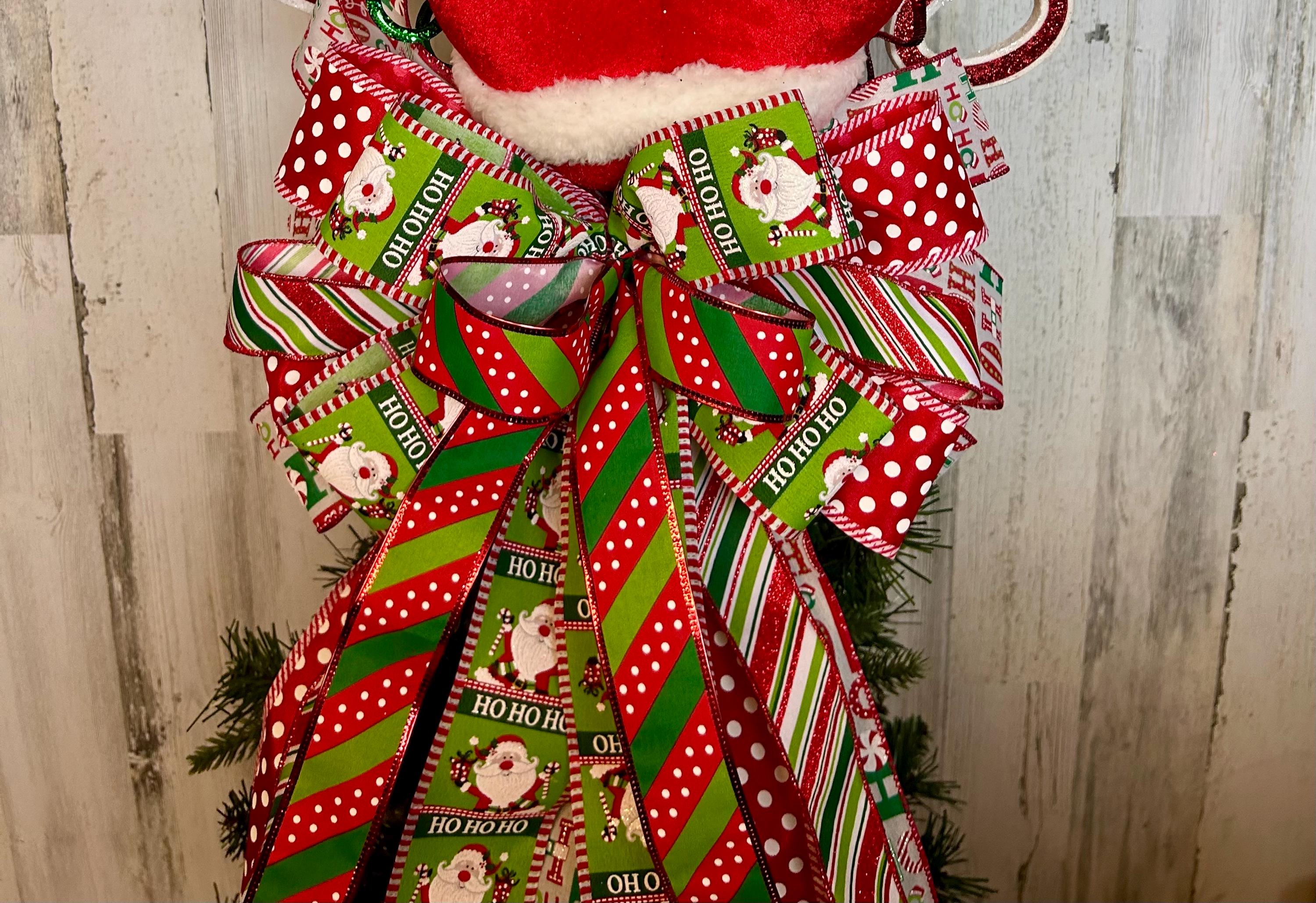 Tree Topper, Santa Leg Tree Topper, Christmas Tree Topper, Christmas ...