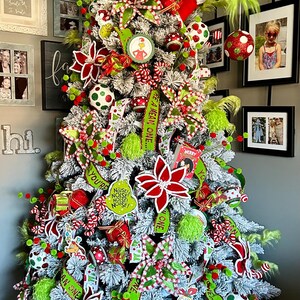 Green Monster Christmas Tree Kit, Mean One Tree Kit, Christmas Grinch ...