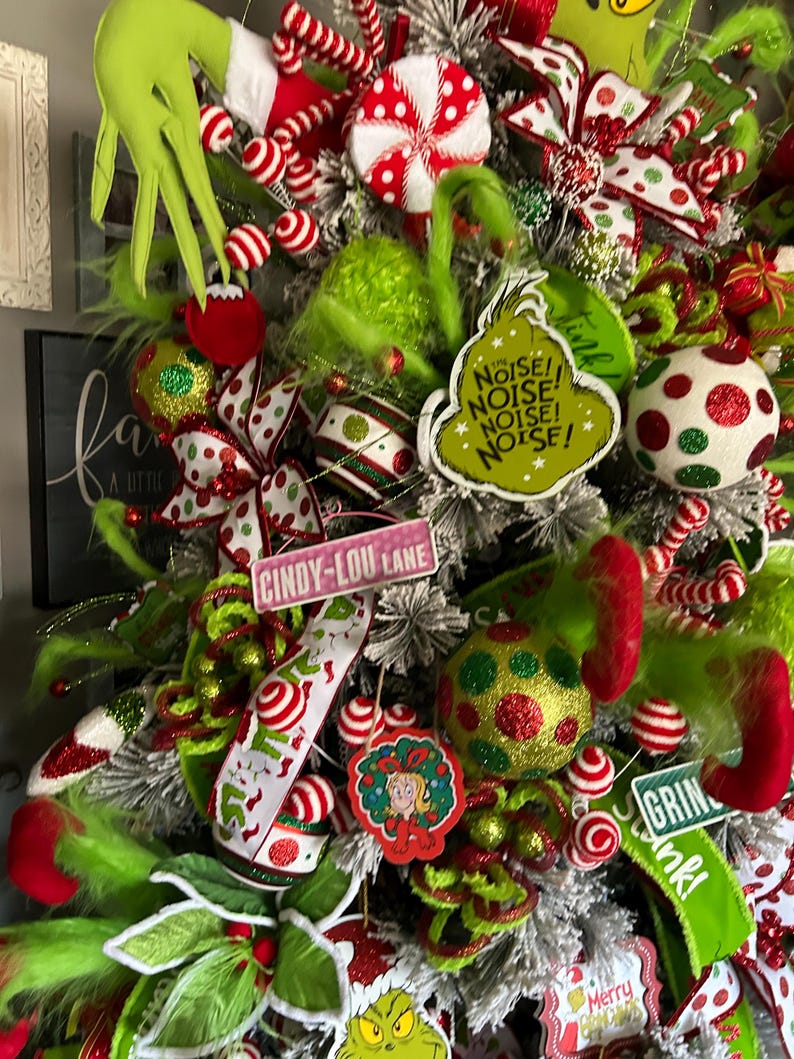 Grinch Christmas Tree Kit, Green Monster Christmas Tree Kit, Grinch ...