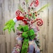 Grinch Inspired Tree Topper, Green Monster Tree Topper, Christmas Tree ...