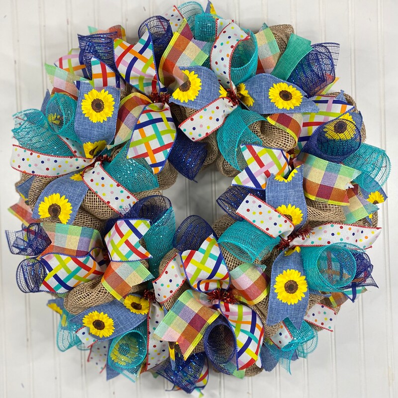 Burlap Sunflowers - Etsy