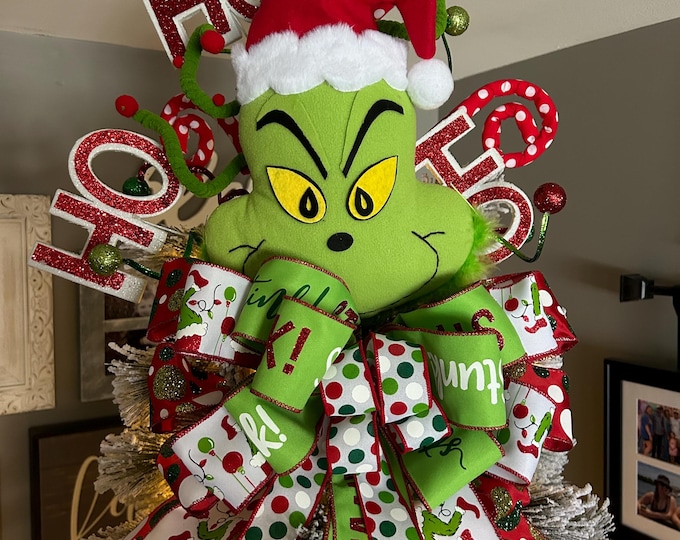 Grinch Tree Kit (tree Not Included) Christmas Grinch Tree Grinch ...