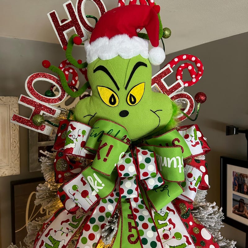 Christmas Tree Topper - Etsy