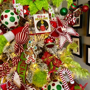 Grinch Christmas Tree Kit, Green Monster Christmas Tree Kit, Grinch ...