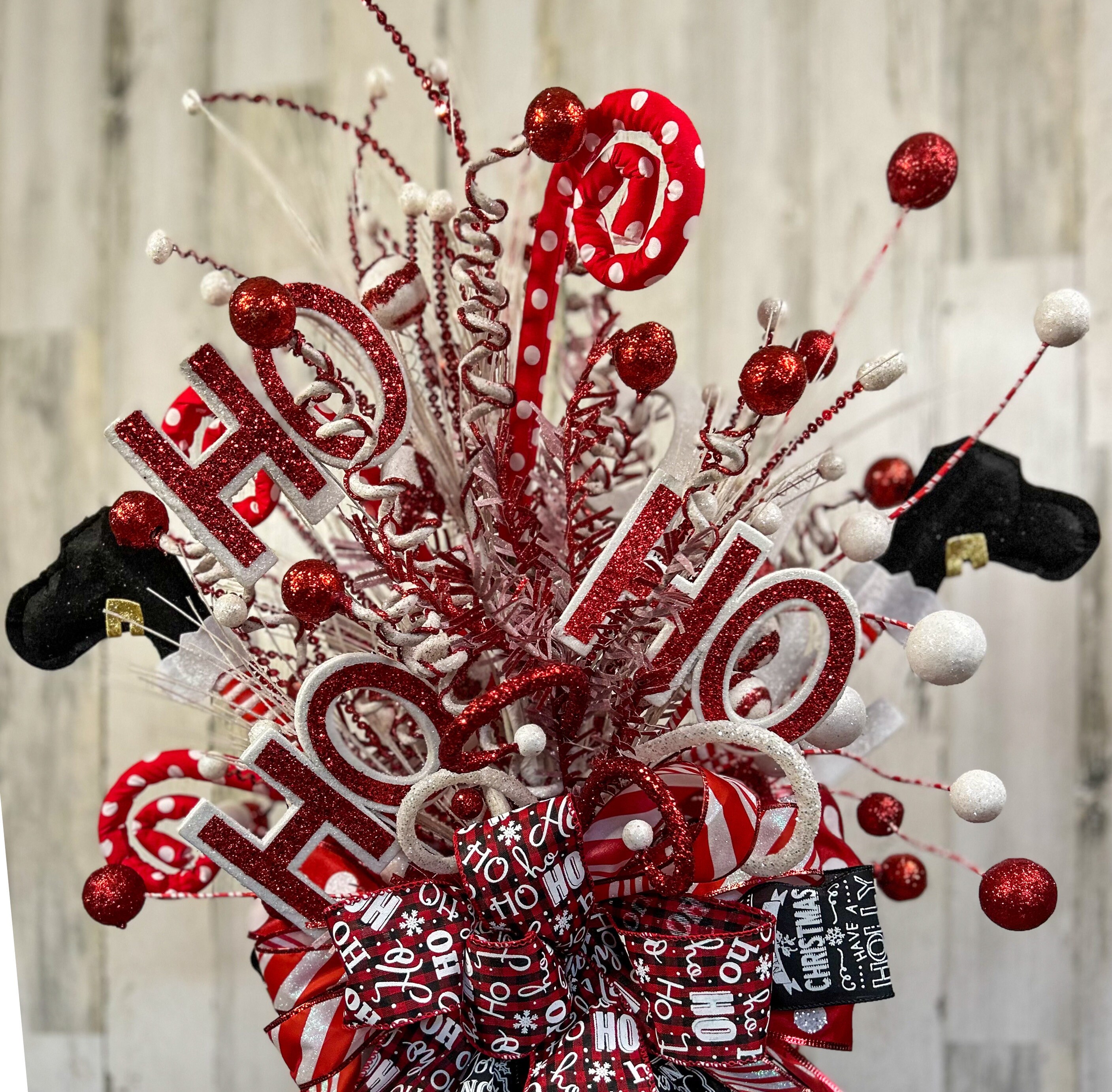 Tree Topper, Santa Leg Tree Topper, Christmas Tree Topper, Christmas ...