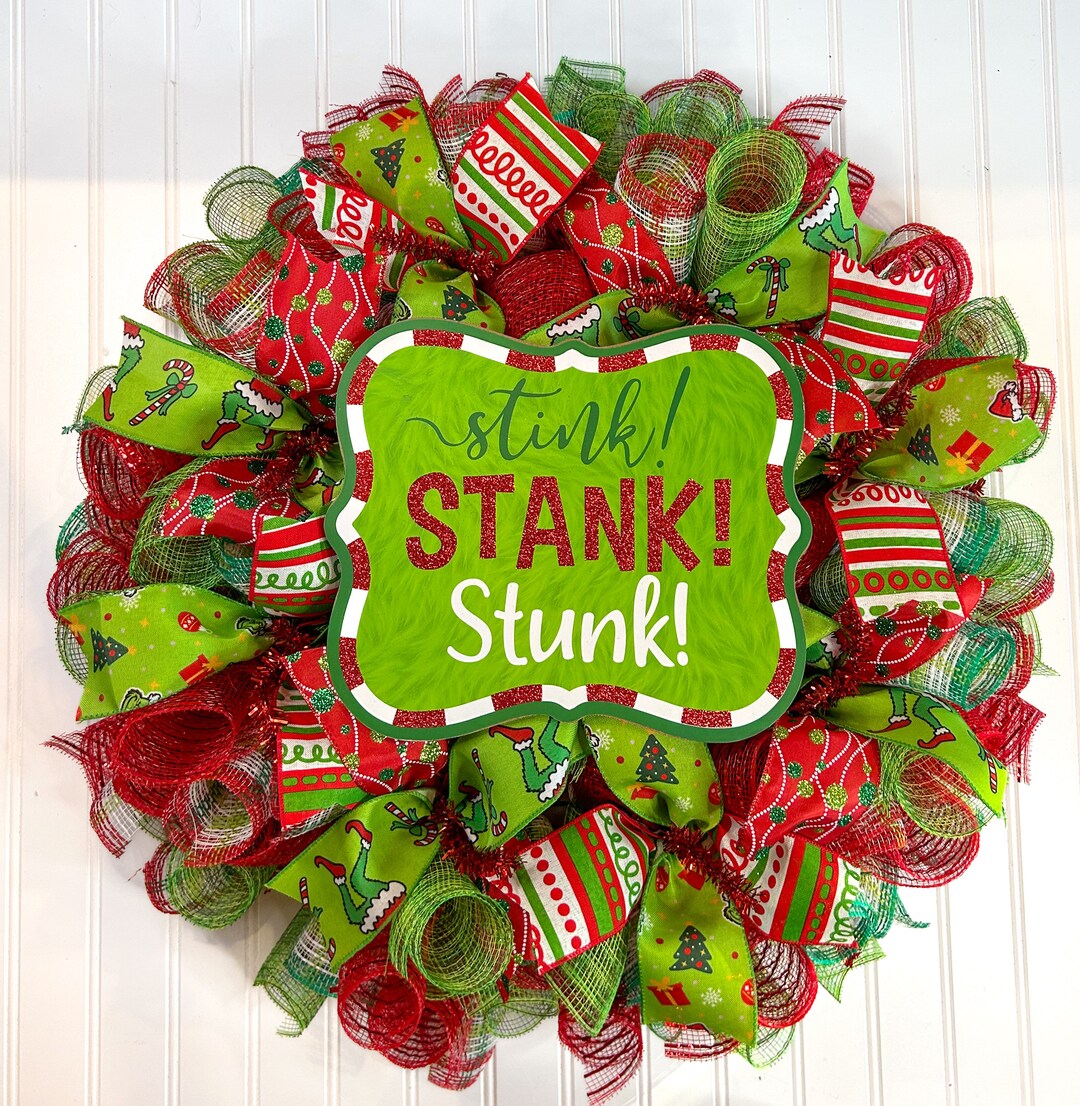 Grinch Christmas Wreath, Grinch Christmas, Christmas Wreath Grinch ...