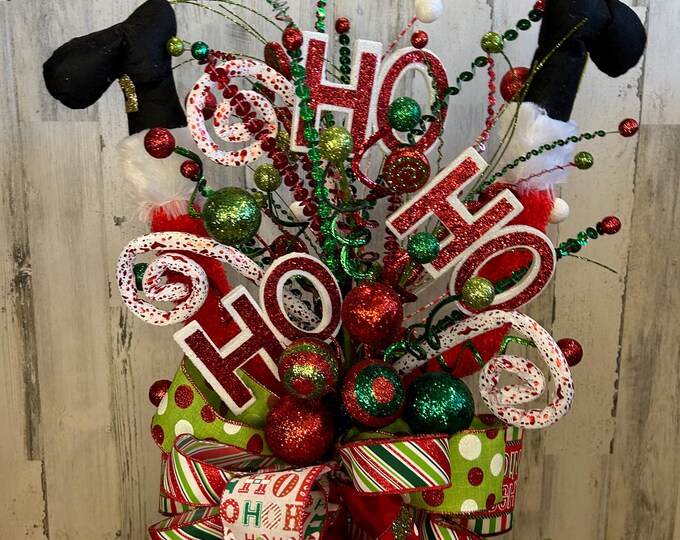 Tree Topper, Santa Leg Tree Topper, Christmas Tree Topper, Christmas ...