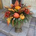 Fall Faux Flower Urn Filler: Autumn Porch Decor Centerpiece, Fall Front ...