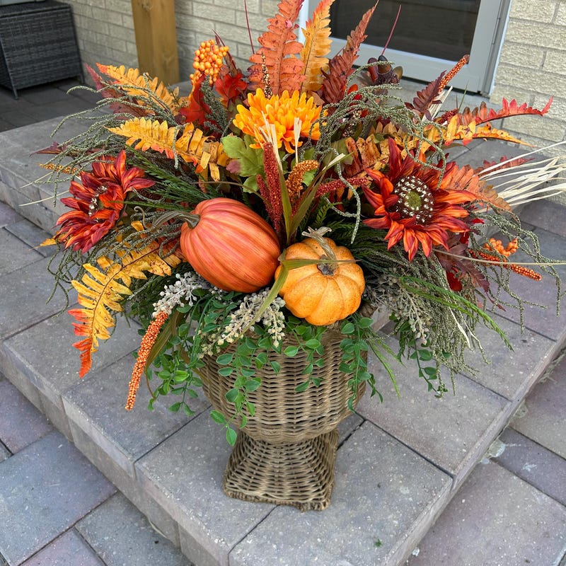 Fall Urn Filler Outdoor - Etsy