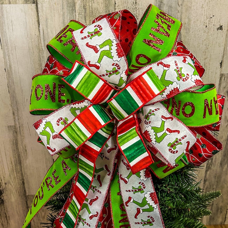 Grinch Ribbon - Etsy