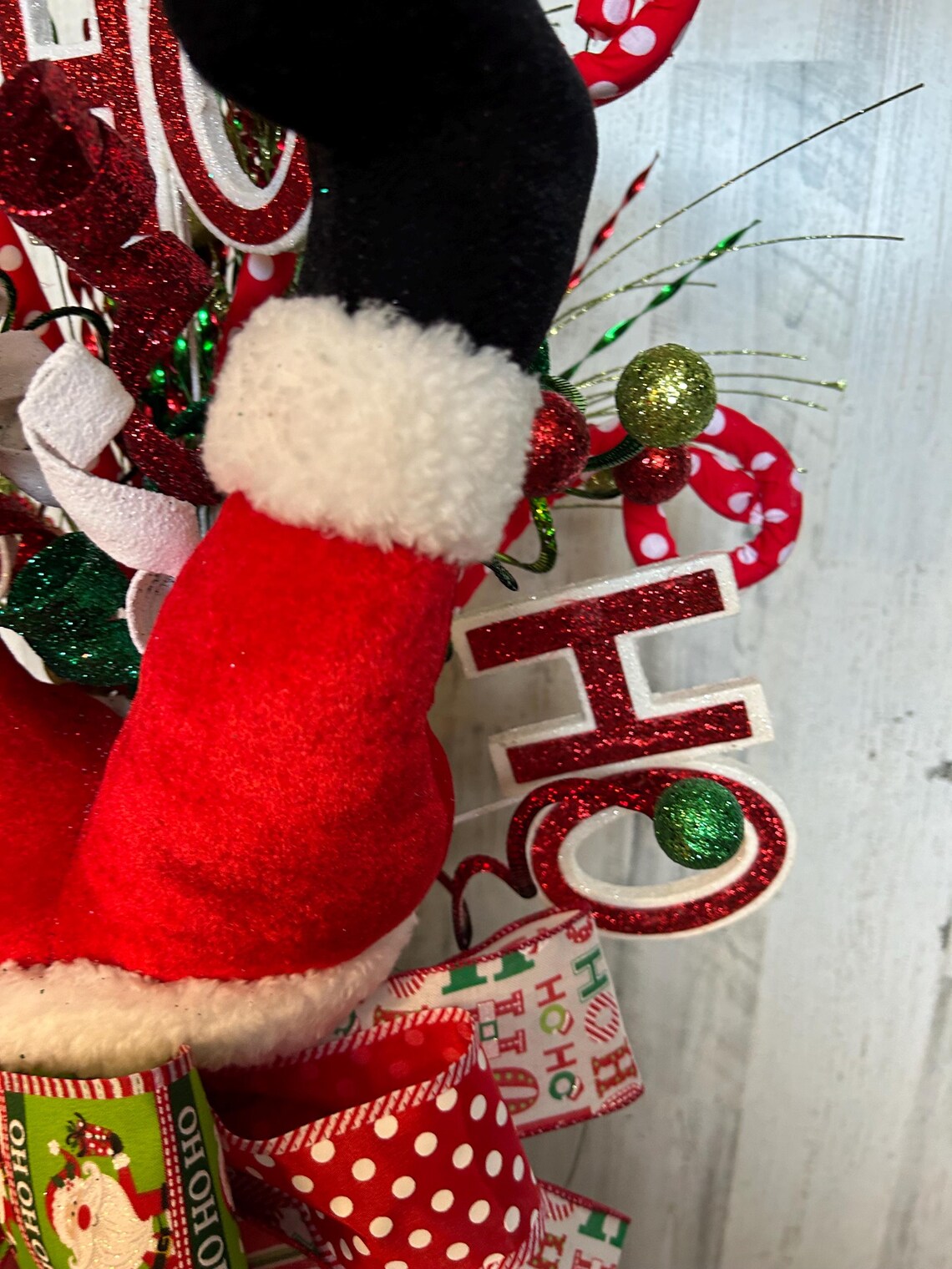 Tree Topper, Santa Leg Tree Topper, Christmas Tree Topper, Christmas ...