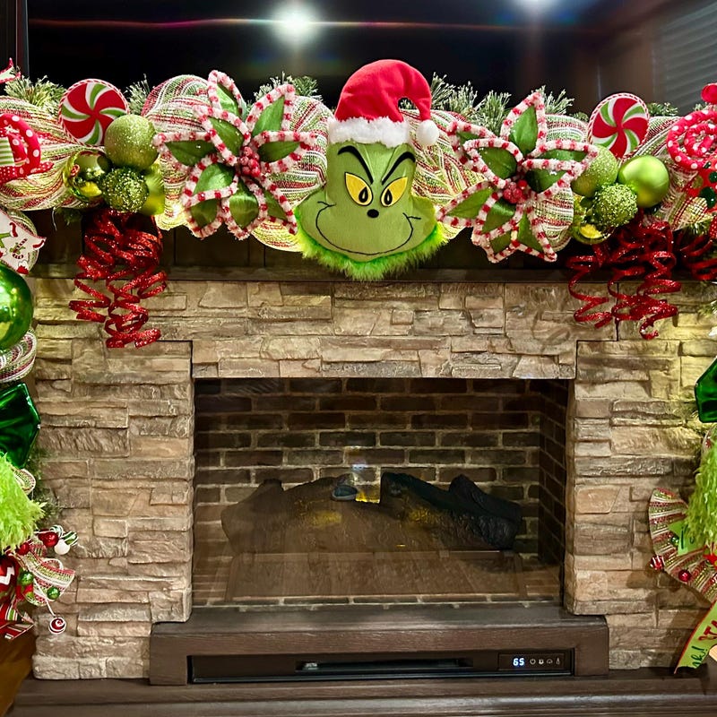 Grinch Garland - Etsy