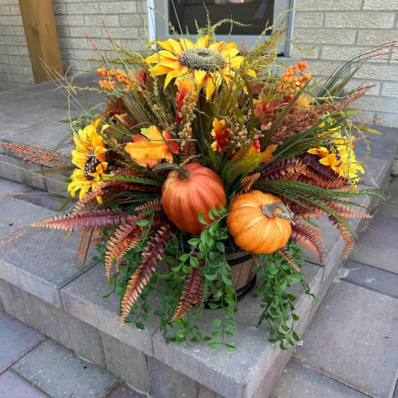 Fall Urn Filler Outdoor - Etsy