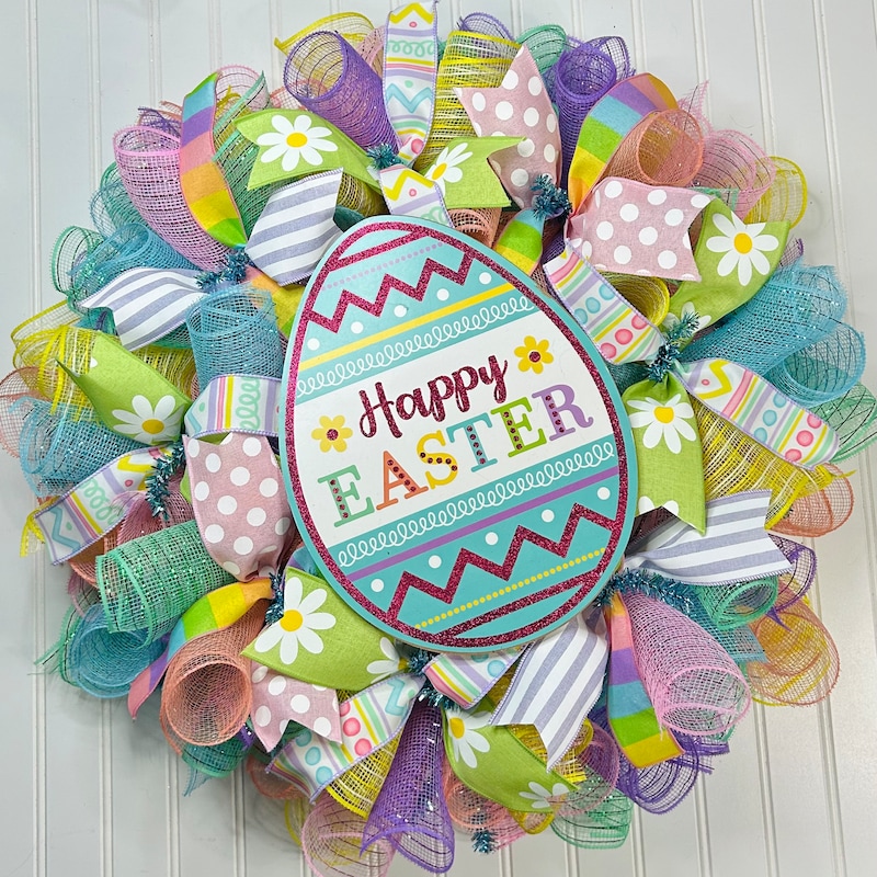 Easter Door Wreath - Etsy