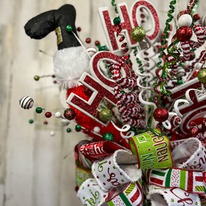 Tree Topper Santa Leg Tree Topper Christmas Tree Topper - Etsy