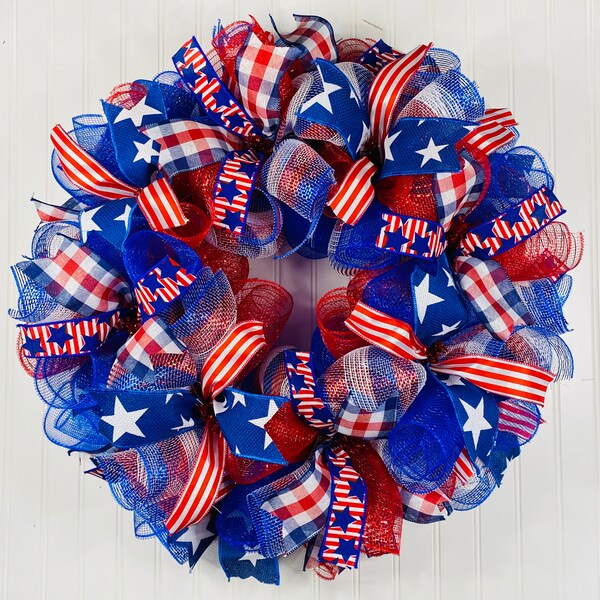 Americana Wreath - Etsy