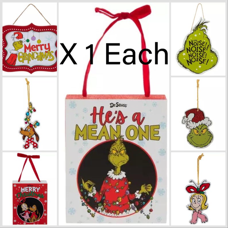 Grinch Christmas Tree Kit, Green Monster Christmas Tree Kit, Grinch ...
