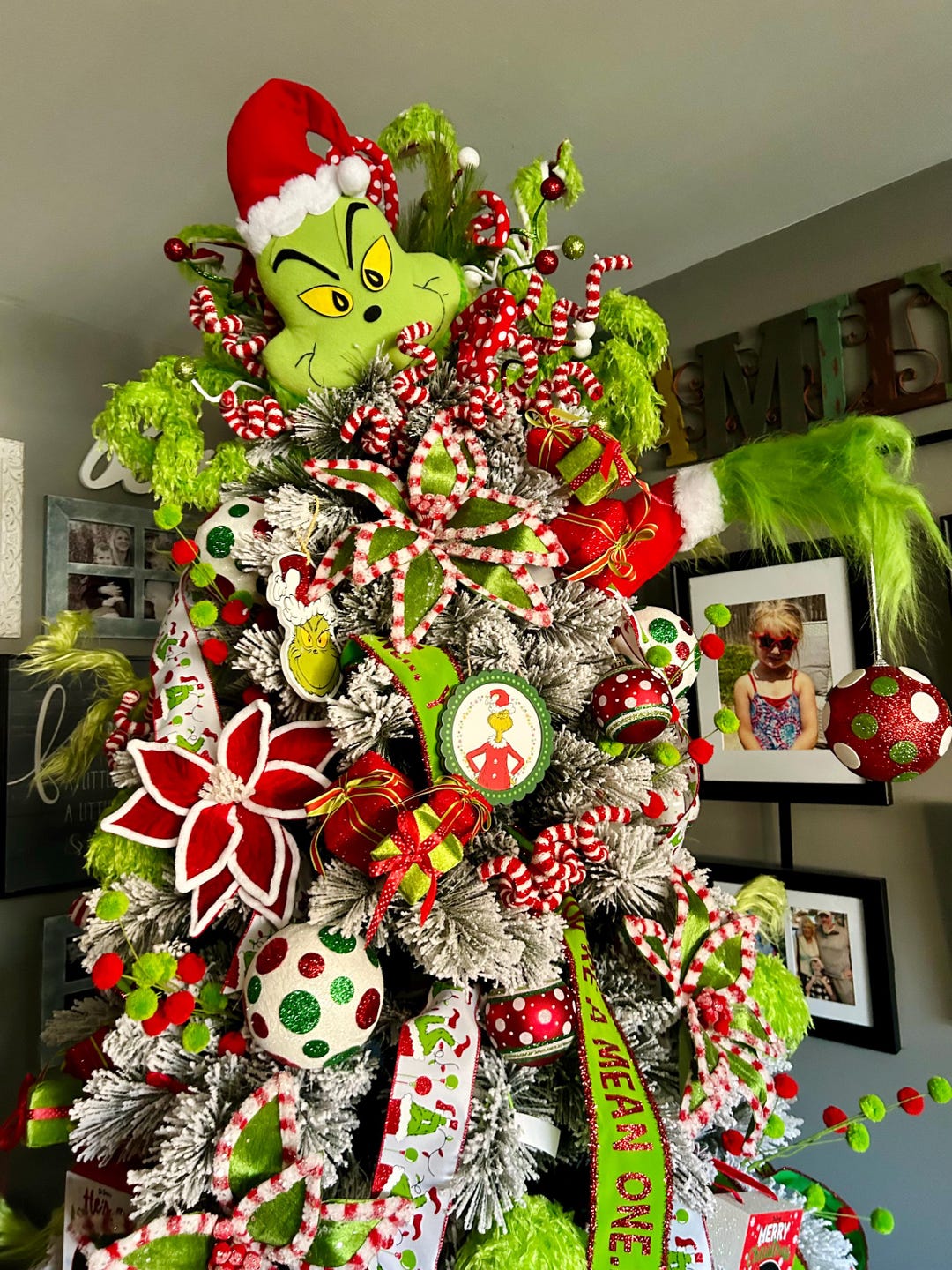 Green Monster Christmas Tree Kit, Mean One Tree Kit, Christmas Grinch ...