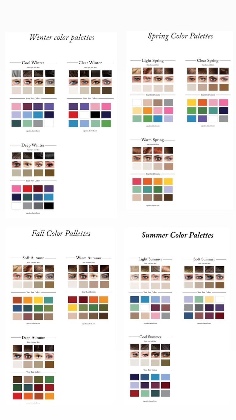 Virtual Color Analysis (Instant Download) - Etsy
