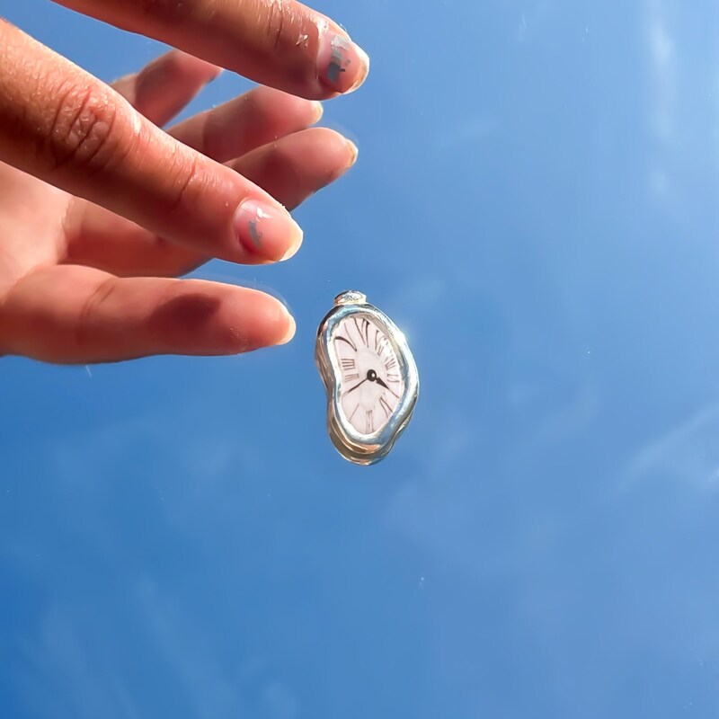 Clock Necklace - Etsy