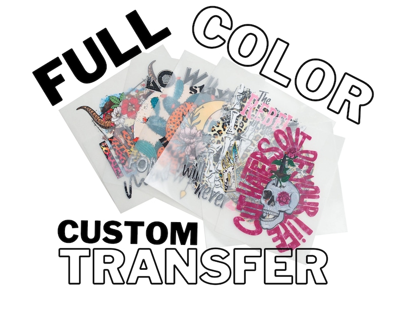 Canada Custom DTF Transfers Personalized DTF Prints Full - Etsy Canada