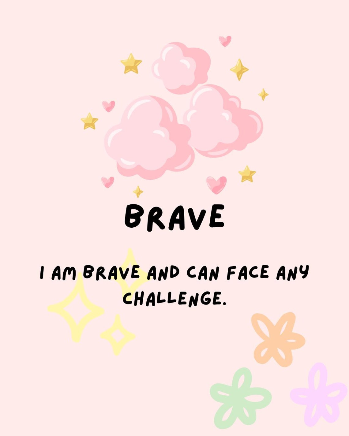 30 Affirmation Cards Printable, Affirmation Cards Digital, Positive ...