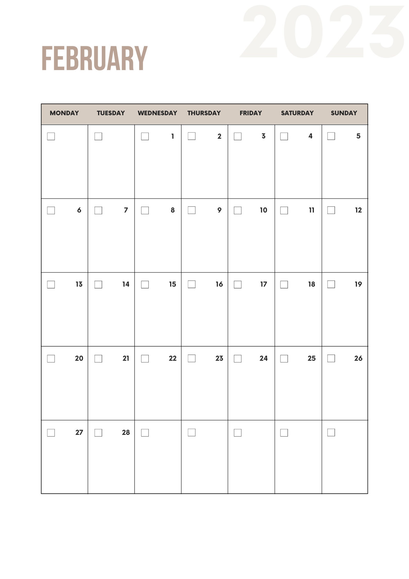 Blank Yearly Calendar Monthly Calendar Printable Editable - Etsy