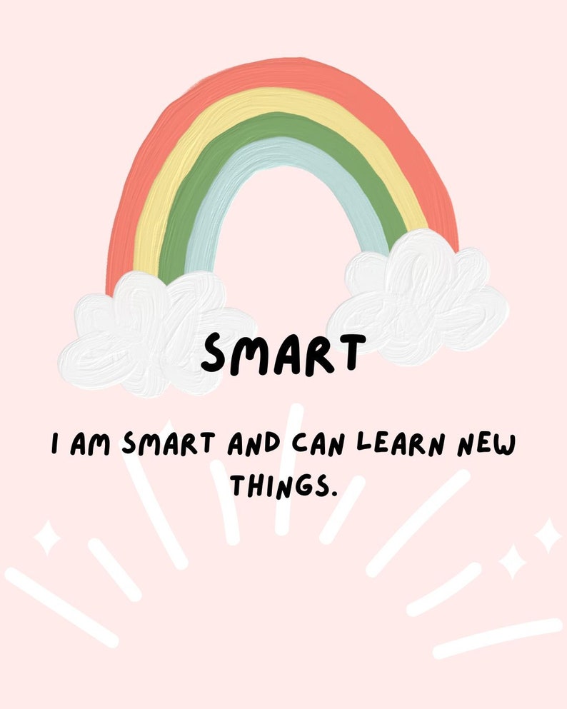 30 Affirmation Cards Printable, Affirmation Cards Digital, Positive ...