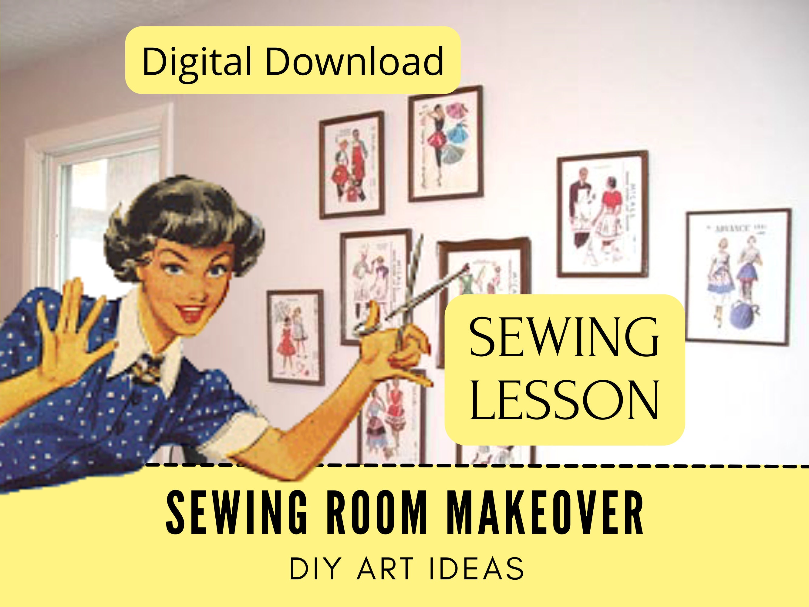 Sewing Room Organization Lesson and Ebook, A Fun Tutorial Video on ...