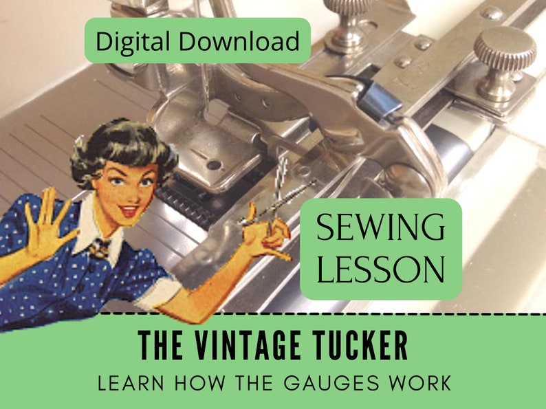 Learn to Sew, Tucker Foot Lesson & Book, Dressmaking Sewing Tutorial ...