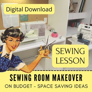 Sewing Room Organization Lesson and Ebook, A Fun Tutorial Video on ...