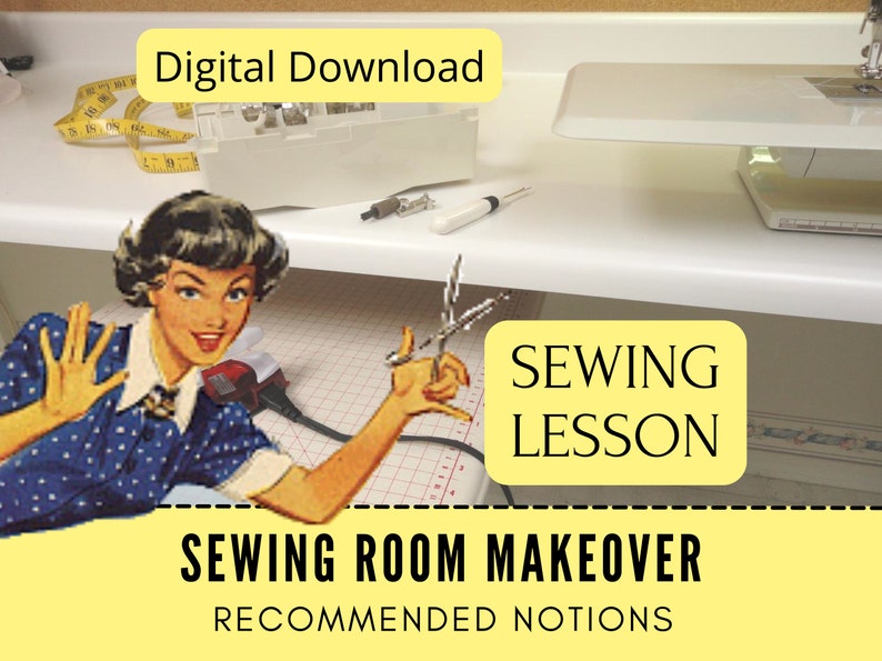 Sewing Room Organization Lesson and Ebook, A Fun Tutorial Video on ...