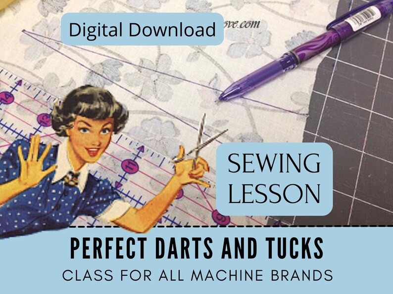 Darts & Tucks With No Tail Threads, Learn How to Sew Clothing, Sewing ...
