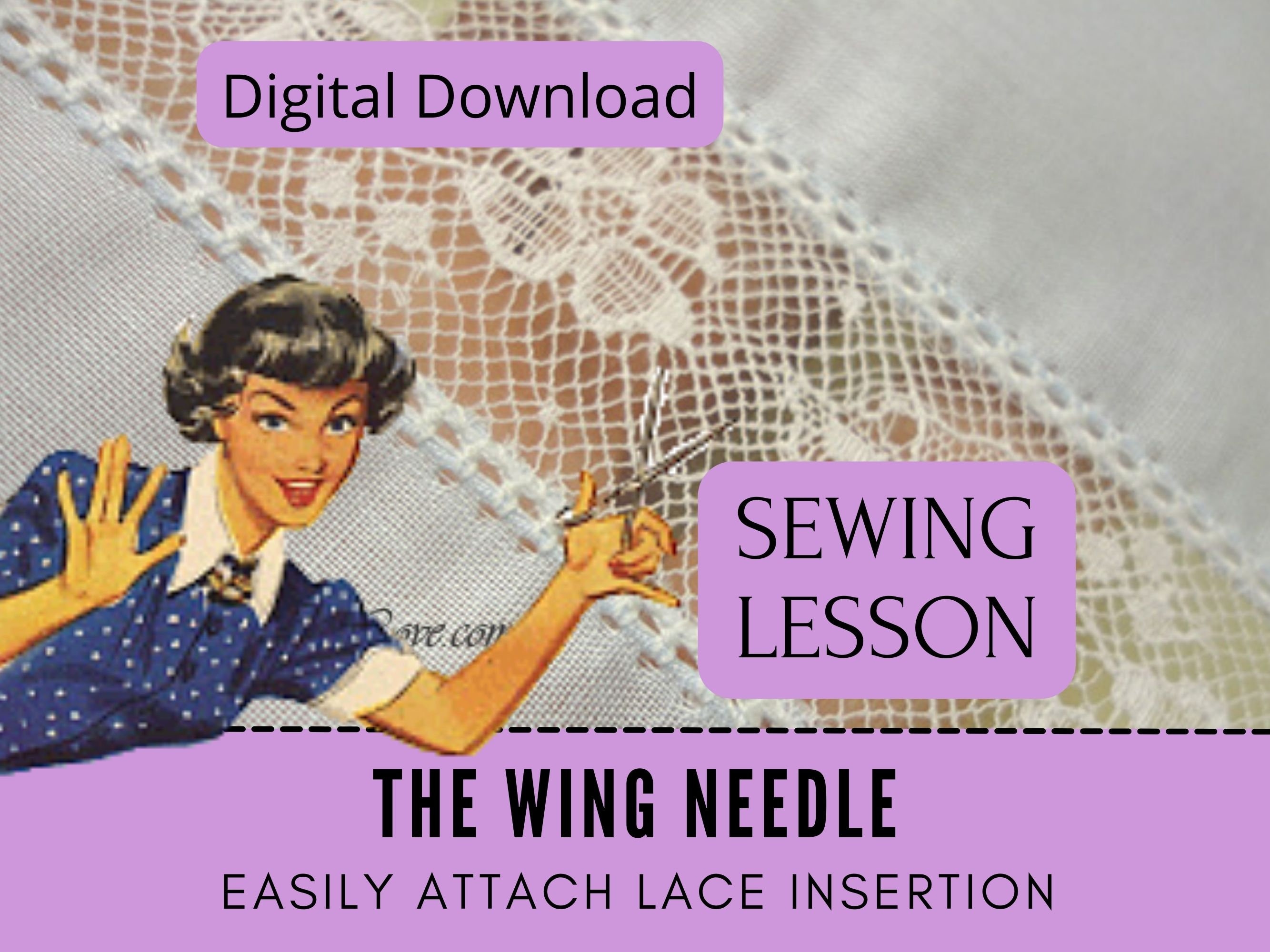 Sewing Lesson for Beginner, Wing Needle Hemstitch, Learn to Sew ...