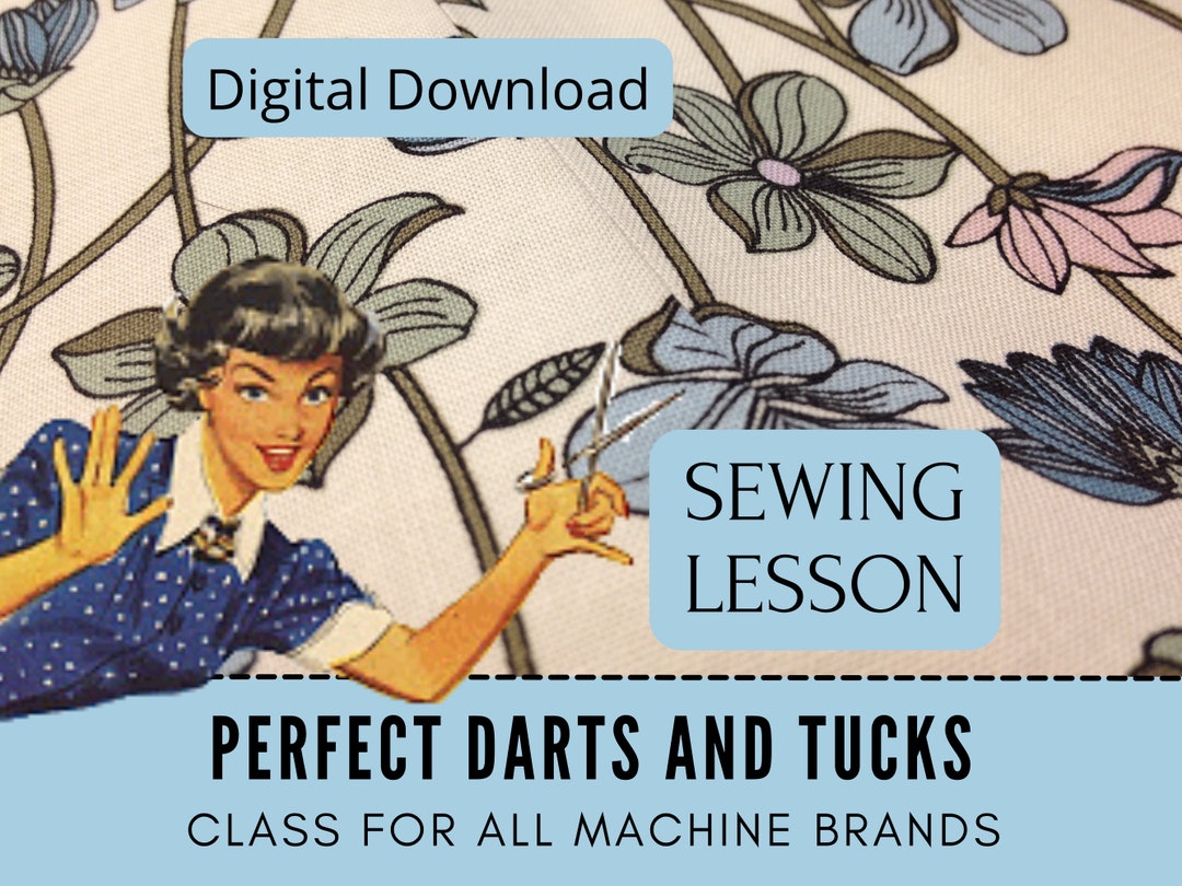 Darts & Tucks With No Tail Threads, Learn How to Sew Clothing, Sewing ...