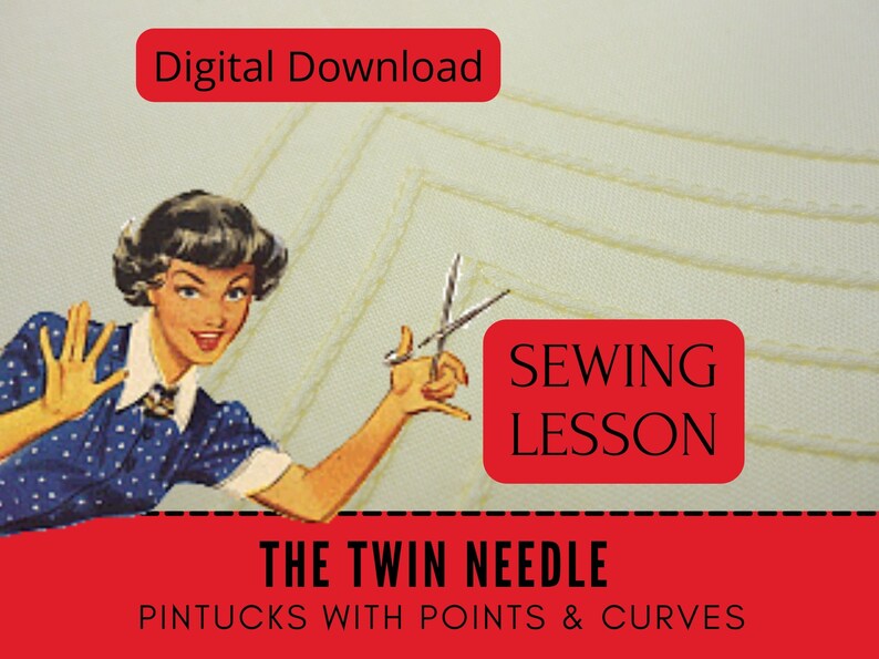 Learn to Sew, Sewing Lesson, Double Needle Pintucks, Beginner Sewing ...