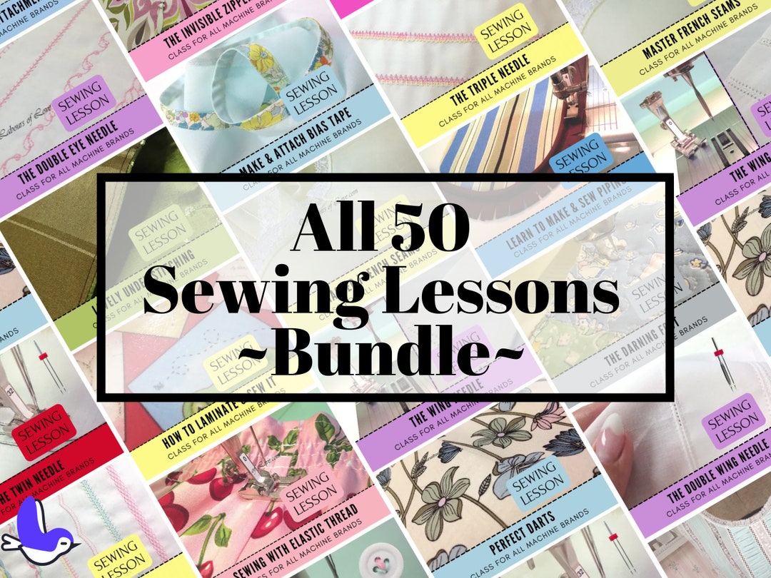 Sewing Lessons for Beginner, Learn to Sew, Dressmaking Tutorial, Video ...