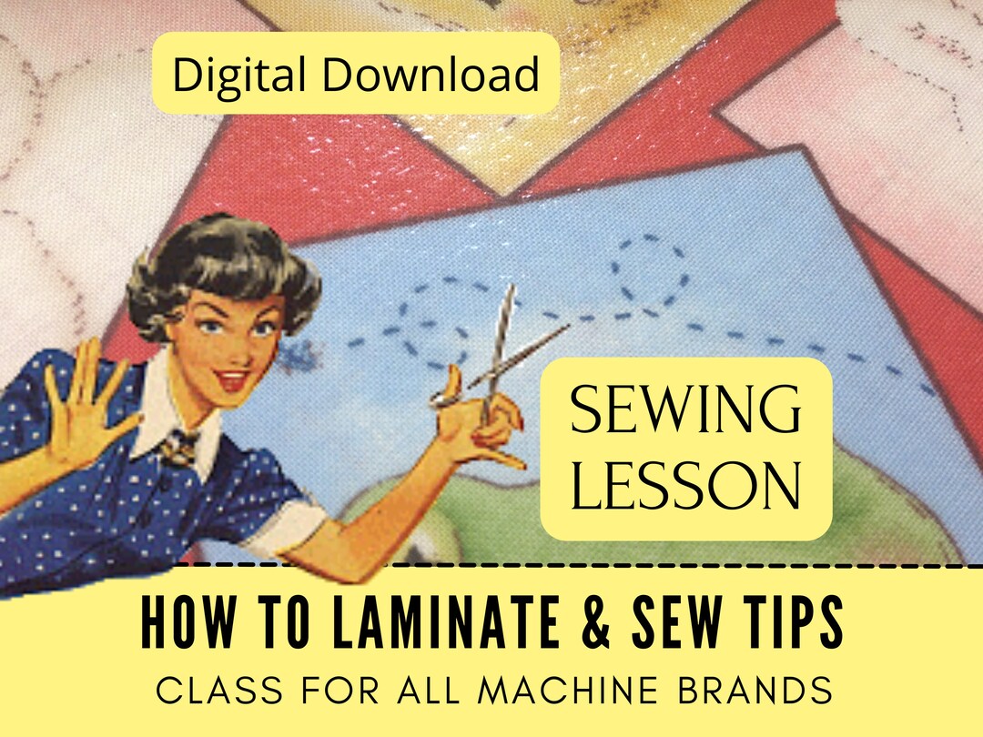 Laminate Fabric Learn to Sew, Sewing Lesson & Ebook, Tutorial Video ...