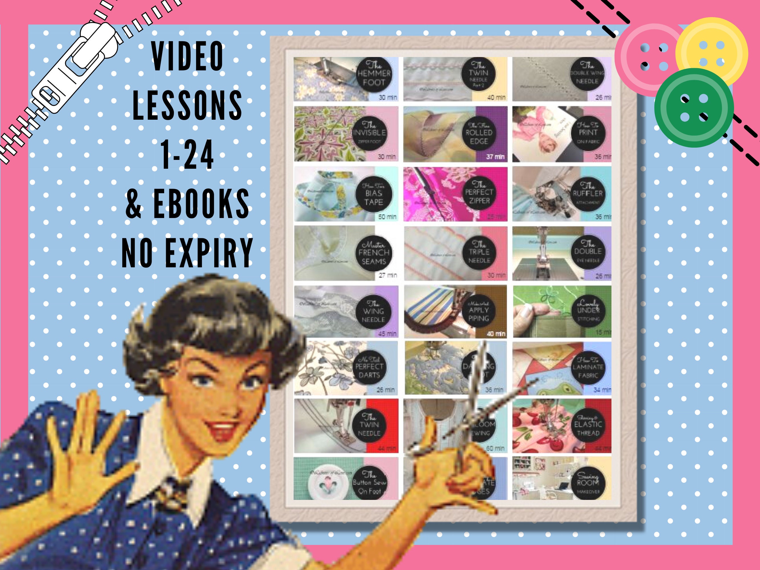 Sewing Lessons for Beginner, Learn to Sew, Dressmaking Tutorial, Video ...