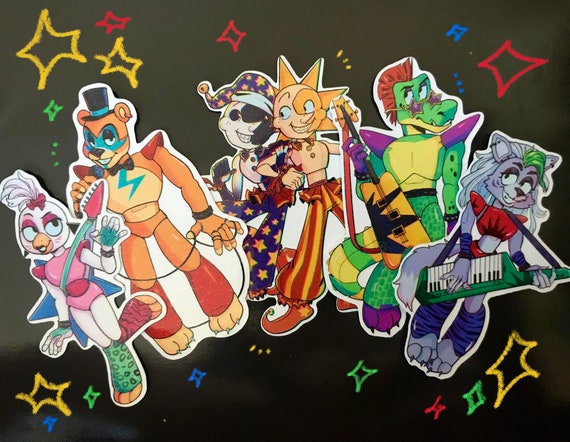 FNAF Security Breach Stickers - Etsy