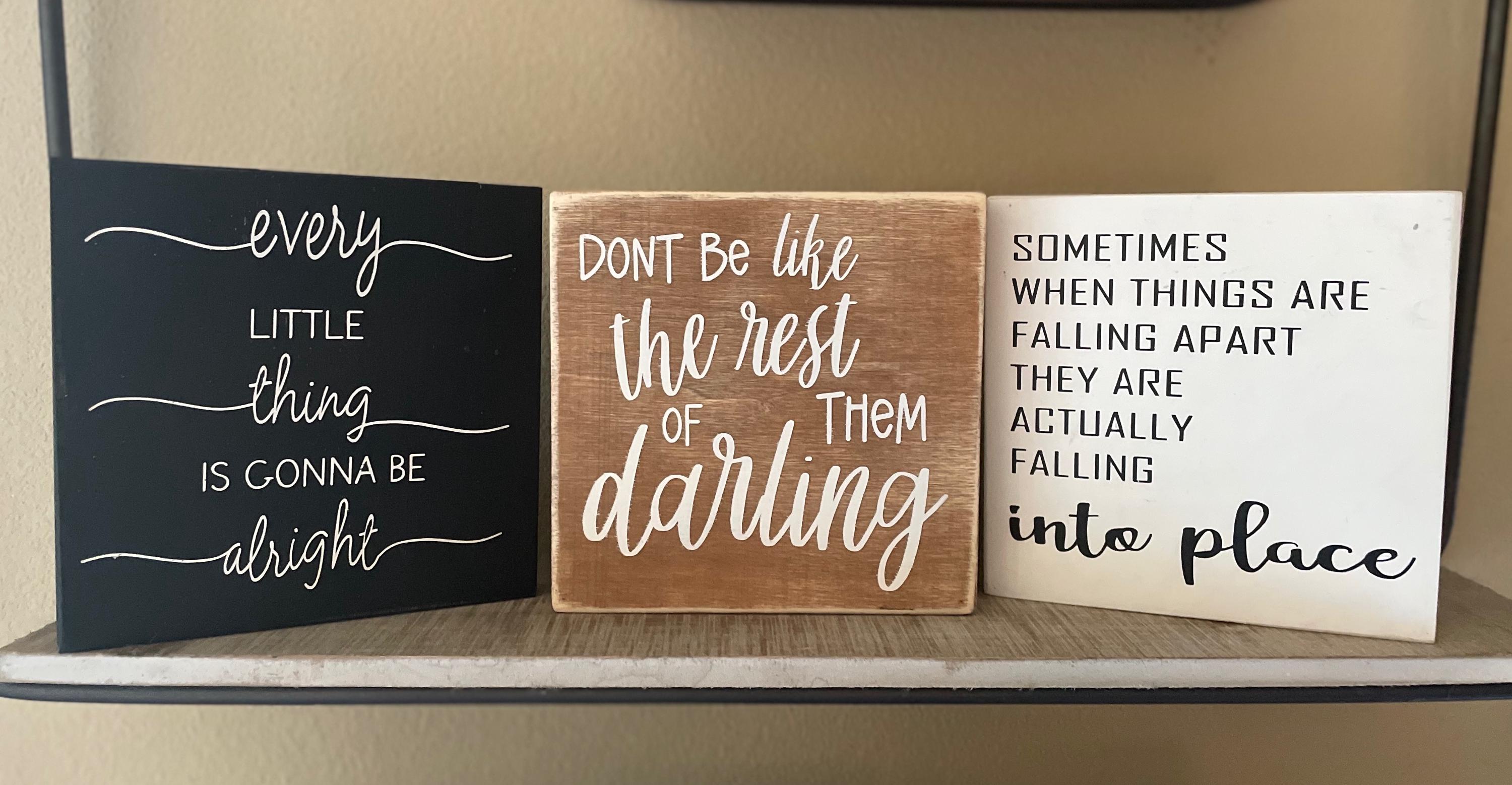 Mini Wood Sign, Empowering, Motivational Decor, Positivity Sign ...