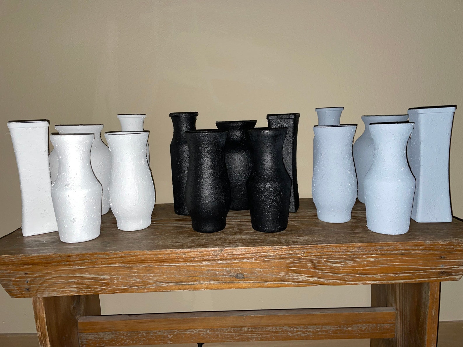 Clay Effect Vases, Vase Sets, Clay Vase, Farmhouse Decor, Contemporary ...