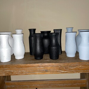 Clay Effect Vases, Vase Sets, Clay Vase, Farmhouse Decor, Contemporary ...
